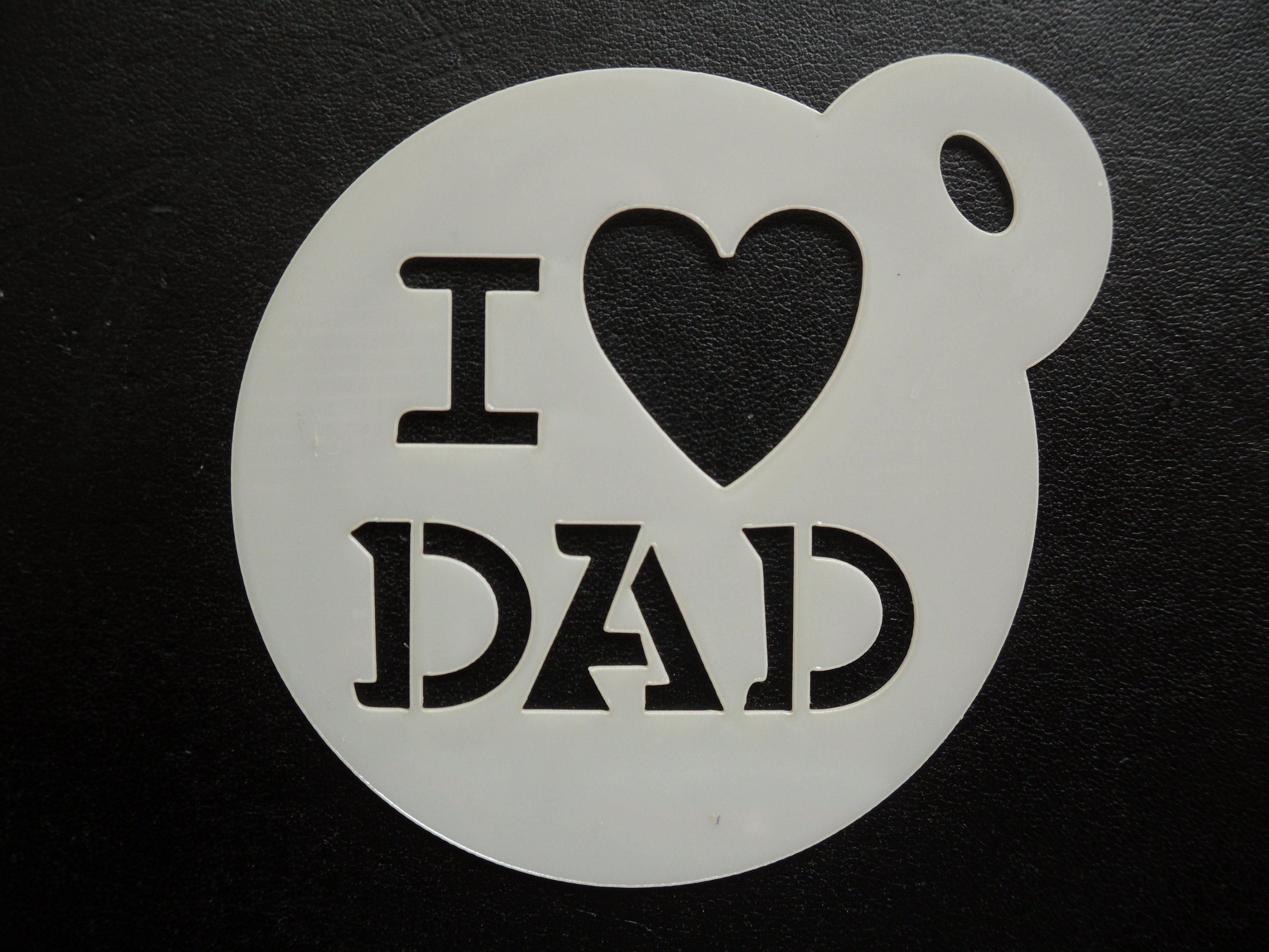 Unique Bespoke New 60mm I Love Dad Cookie Craft & Face - Etsy