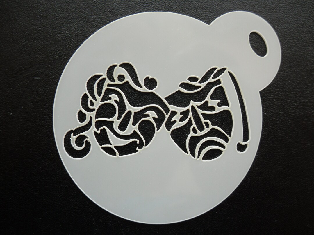 Unique Bespoke New 60mm Masks Cookie, Craft & Face Painting Stencil - Etsy