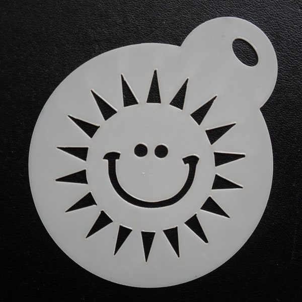 Smiling Sun Stencil - Etsy
