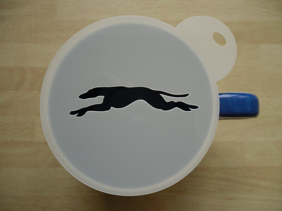 Unique Bespoke New 100mm Greyhound Running Craft and Coffee Stencil - Etsy