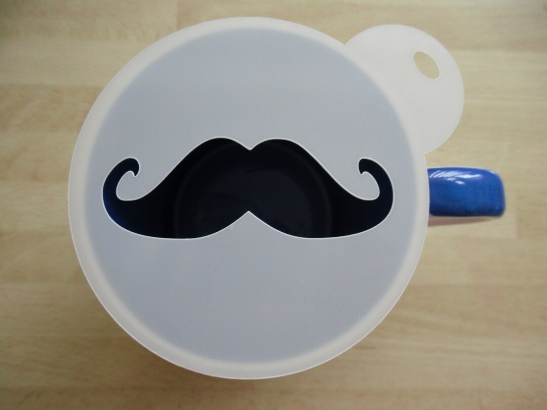 Unique Bespoke New 100mm Moustache Craft and Coffee Stencil - Etsy