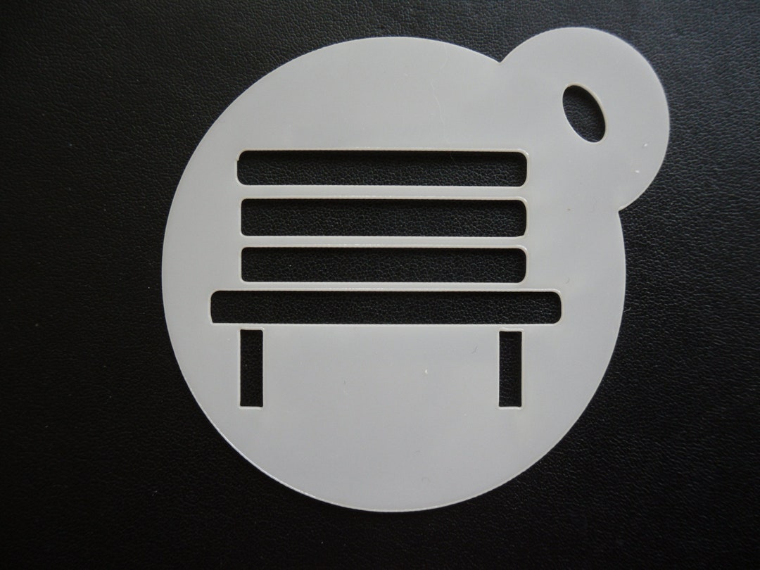 Unique Bespoke New 60mm Bench Cookie, Craft & Face Painting Stencil - Etsy