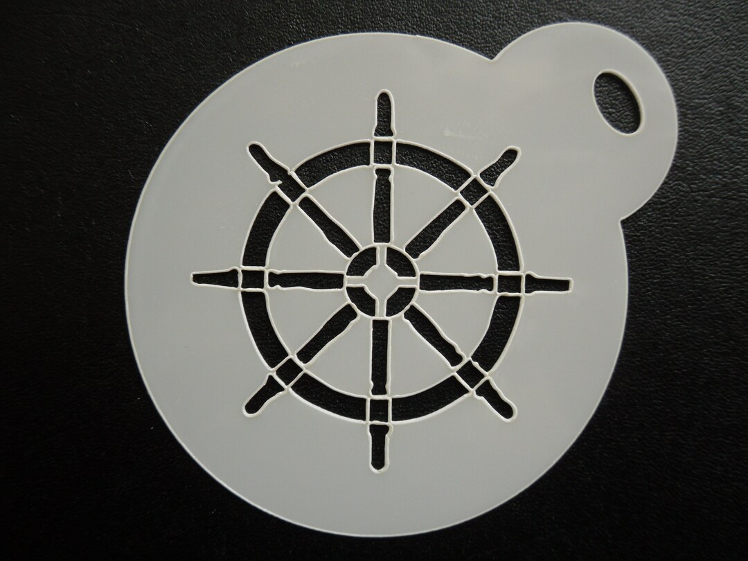 Unique Bespoke New 60mm Ships Wheel Cookie, Craft & Face Painting ...