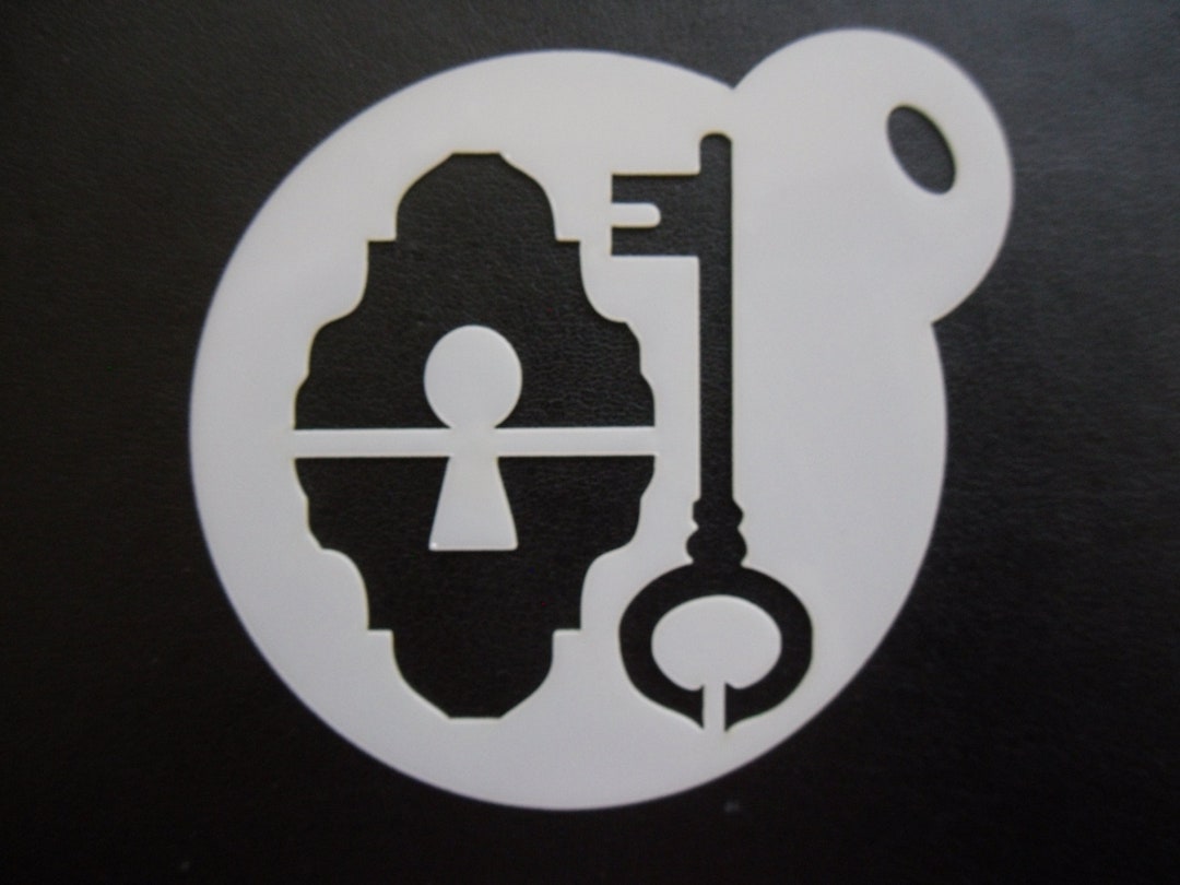 Unique Bespoke New 60mm Lock and Key Cookie, Craft & Face Painting ...