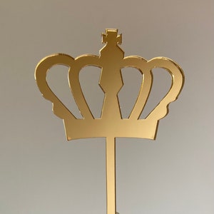 Crown Cake Topper, Cake Decorations, Crown Theme Cake Toppers - Etsy