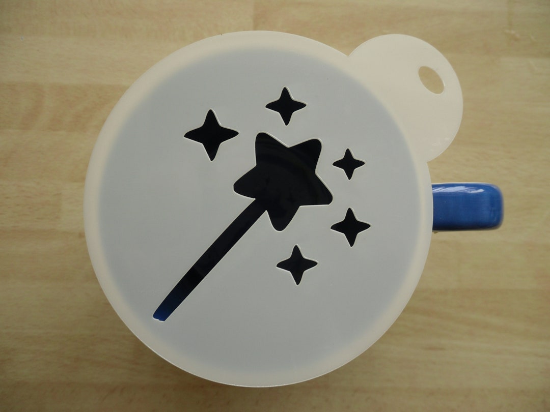 Unique Bespoke New 100mm Wand New Craft and Coffee Stencil - Etsy