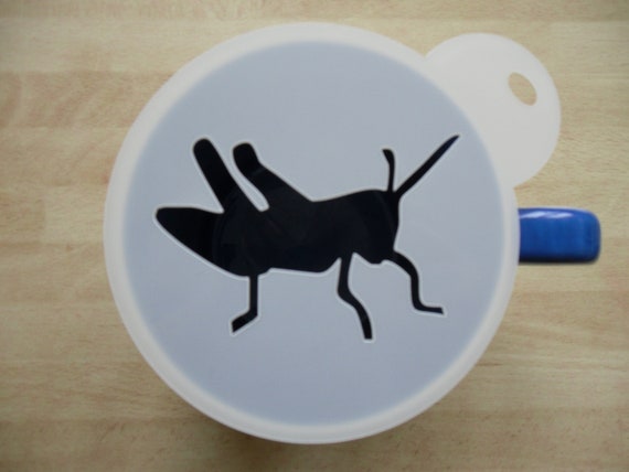 Unique bespoke new 100mm cricket craft and coffee stencil | Etsy