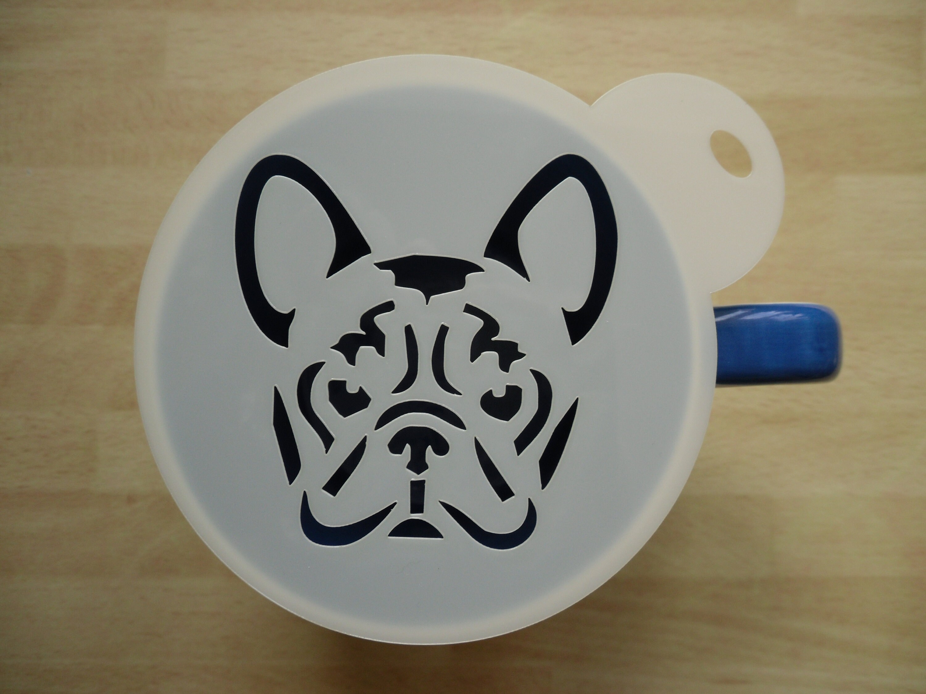 Unique Bespoke New 100mm French Bulldog Craft and Coffee Stencil - Etsy