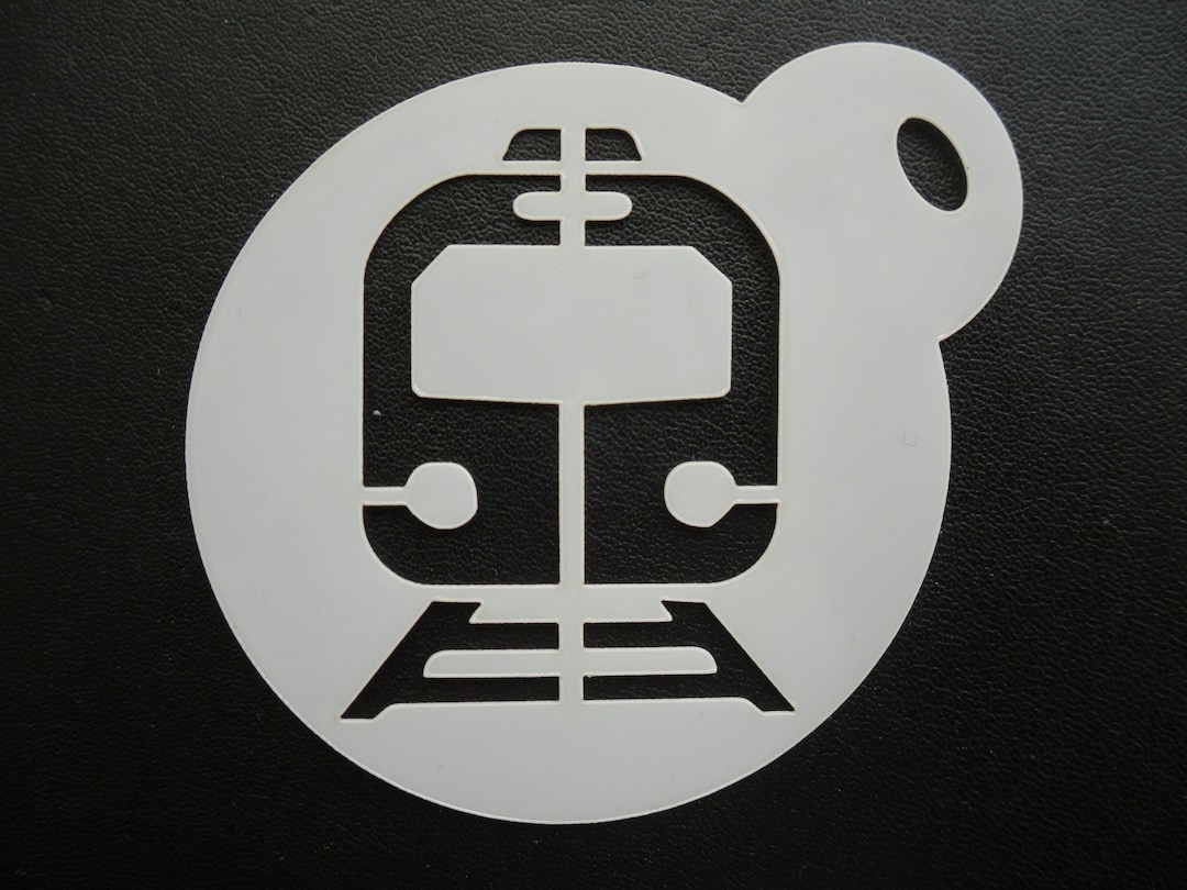 Unique Bespoke New 60mm Train on Track Cookie, Craft & Face Painting ...