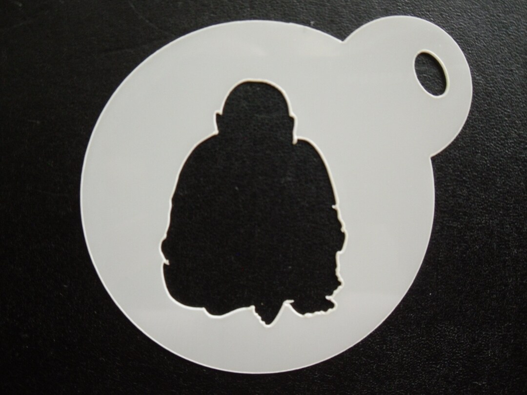 Unique Bespoke New 60mm Laughing Buddha Cookie, Craft & Face Painting ...