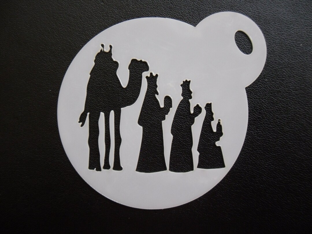 Unique Bespoke New 60mm Three Wise Men Image Cookie, Craft & Face ...