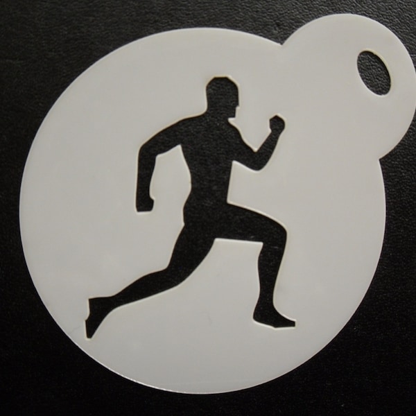 Running Man Stencils - Etsy