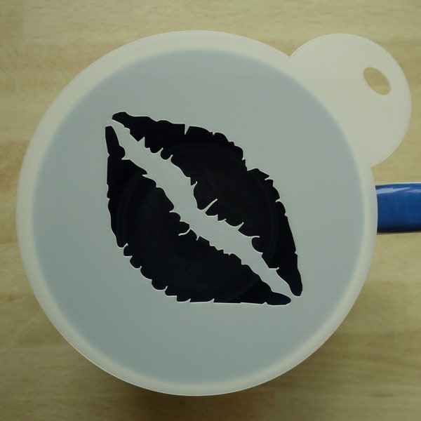 Lips Coffee Stencil - Etsy