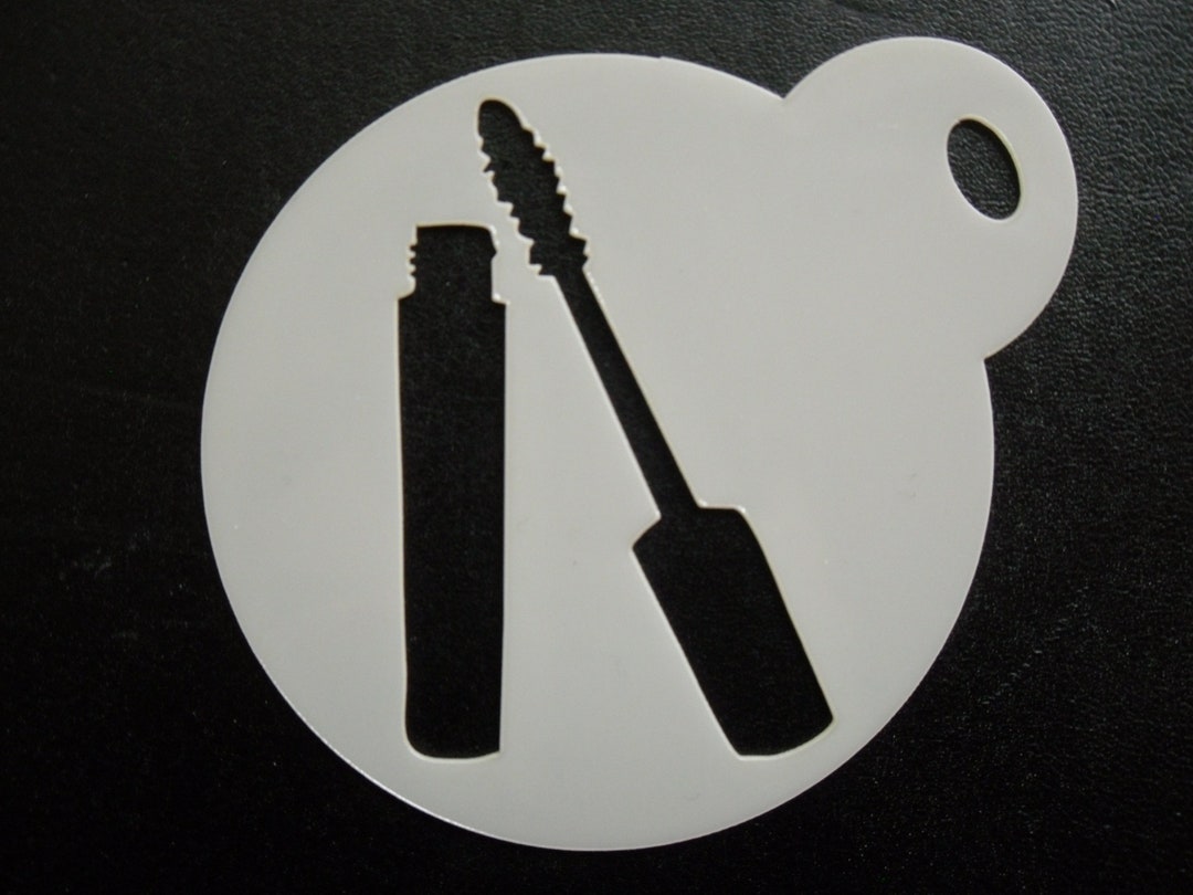 Unique Bespoke New 60mm Mascara Cookie, Craft & Face Painting Stencil ...