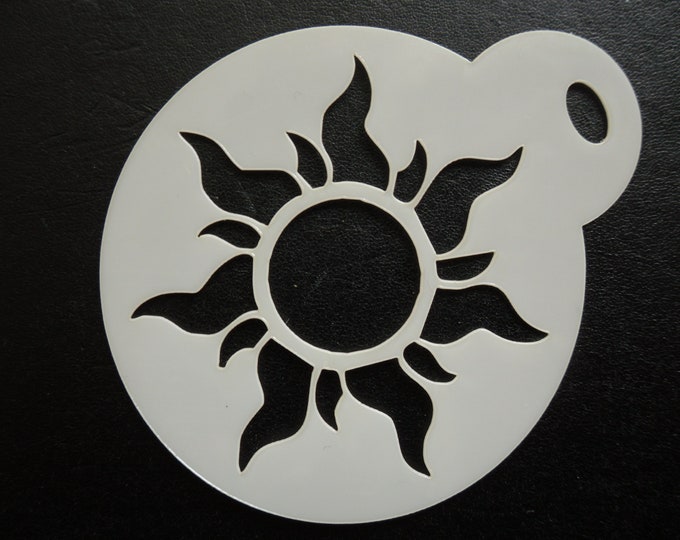 Unique Bespoke New 60mm Sun Tangle Cookie, Craft & Face Painting ...
