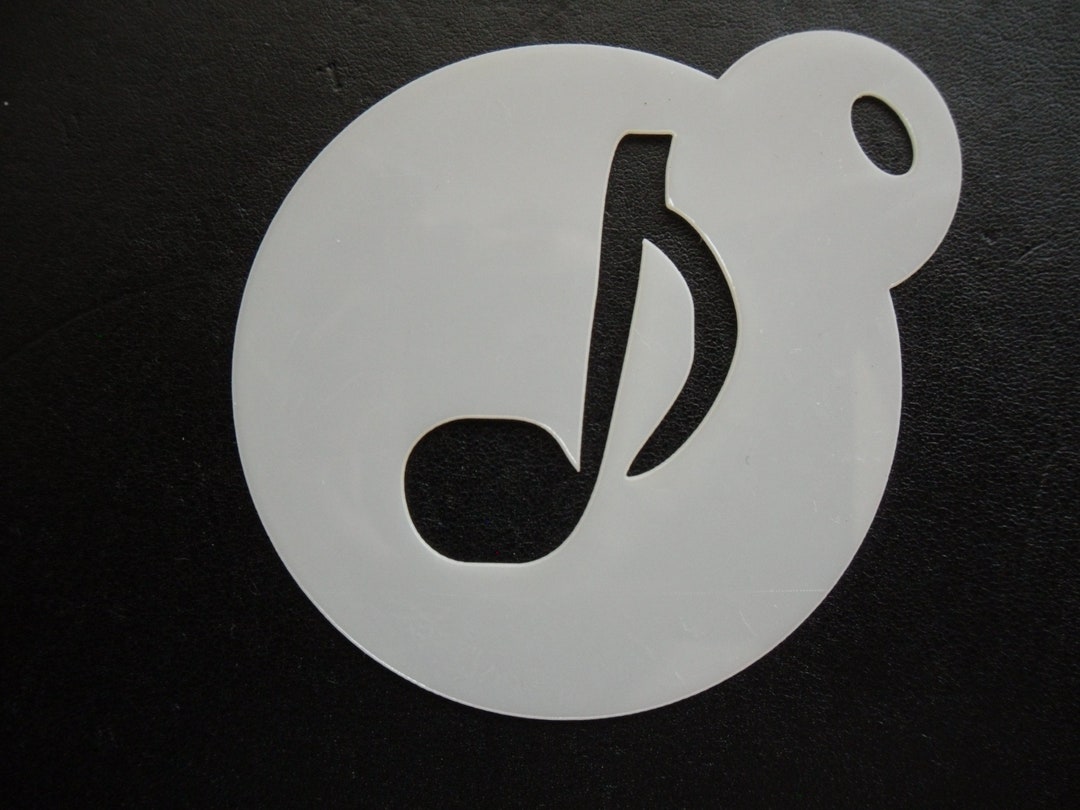 Unique Bespoke New 60mm Quaver Note Cookie, Craft & Face Painting ...