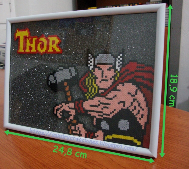 Thor Painting in Hama Beads Mini - Etsy