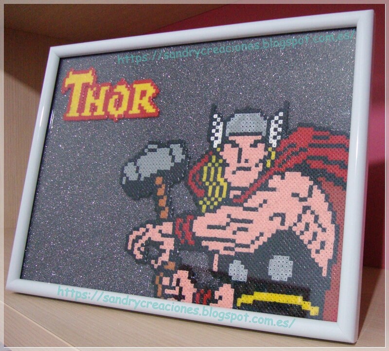 Thor Painting in Hama Beads Mini - Etsy
