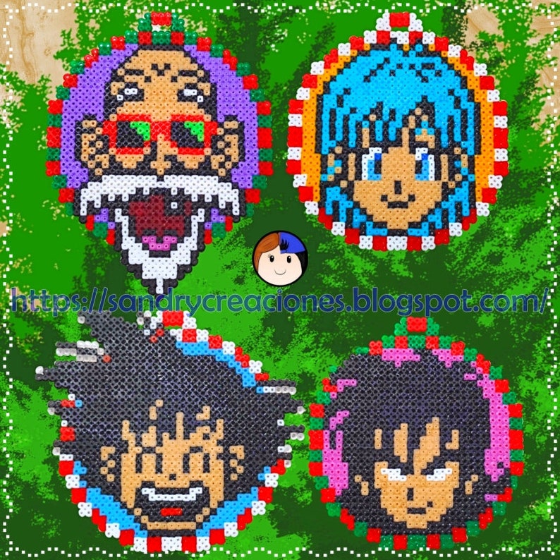 Pattern in Hama Beads Anime Characters - Etsy Australia