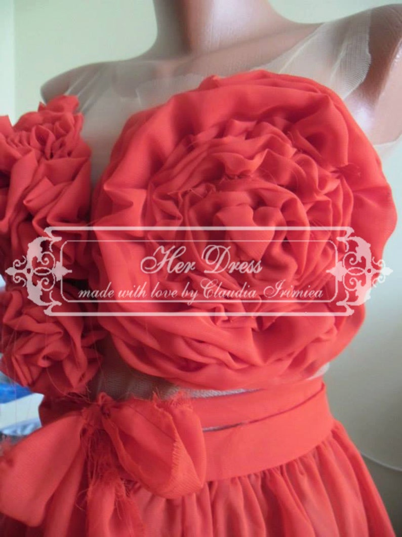 Beautiful, Sexy, Red Roses, Chiffon, Veil, Tulle, Sheer, Blouse / Top ...