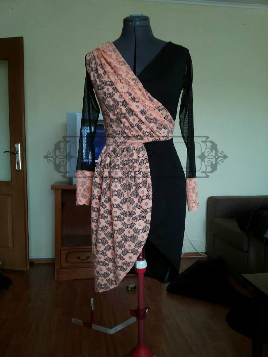 Jersey Tulle and Lace Sexy Tulip Dress - Etsy