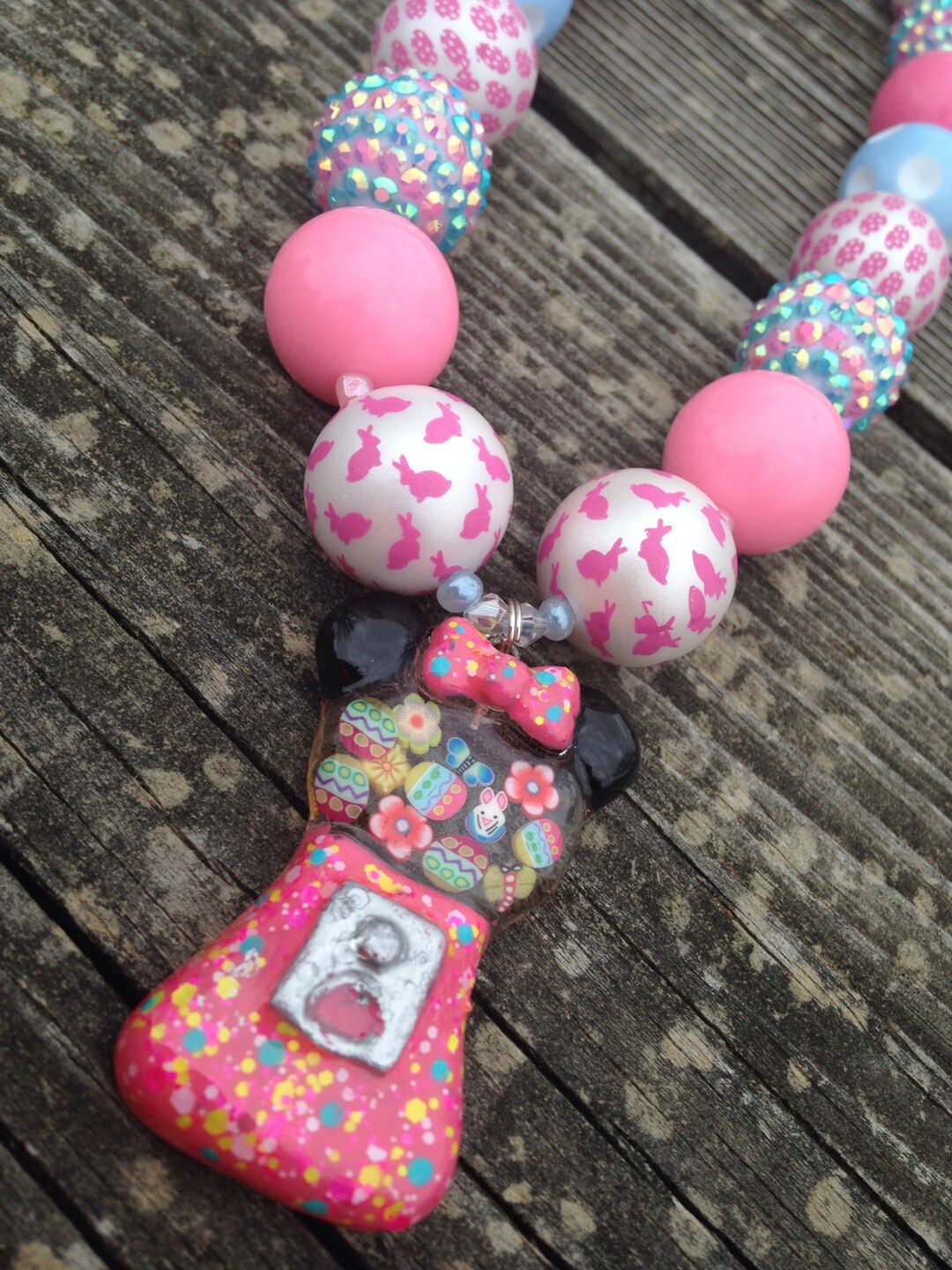 Easter Necklace Easter Gift Basket Gift Bunny Gift Gift From Bunny ...