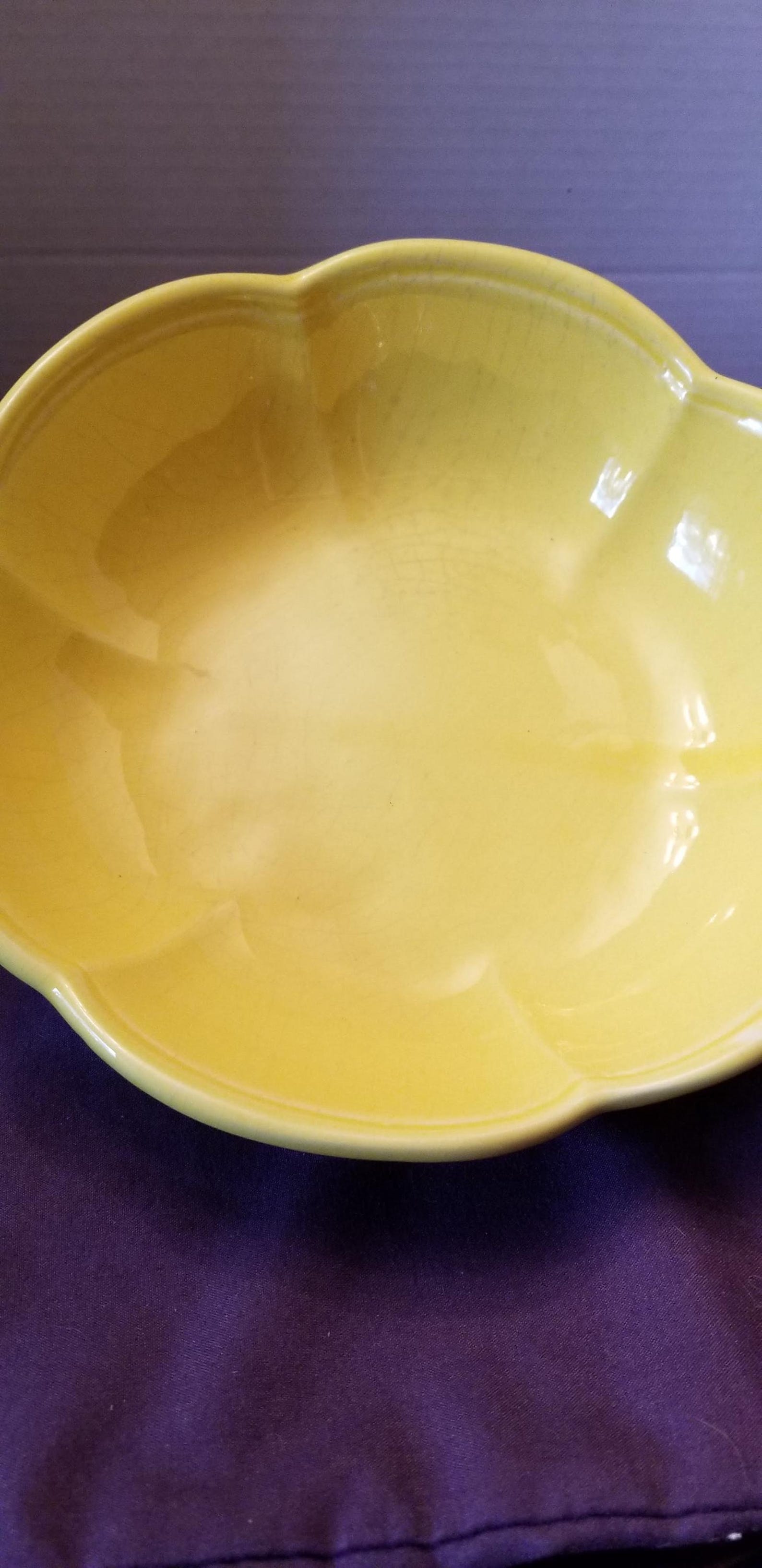 Mccoy #7528 Yellow Pitcher and Bowl - Etsy