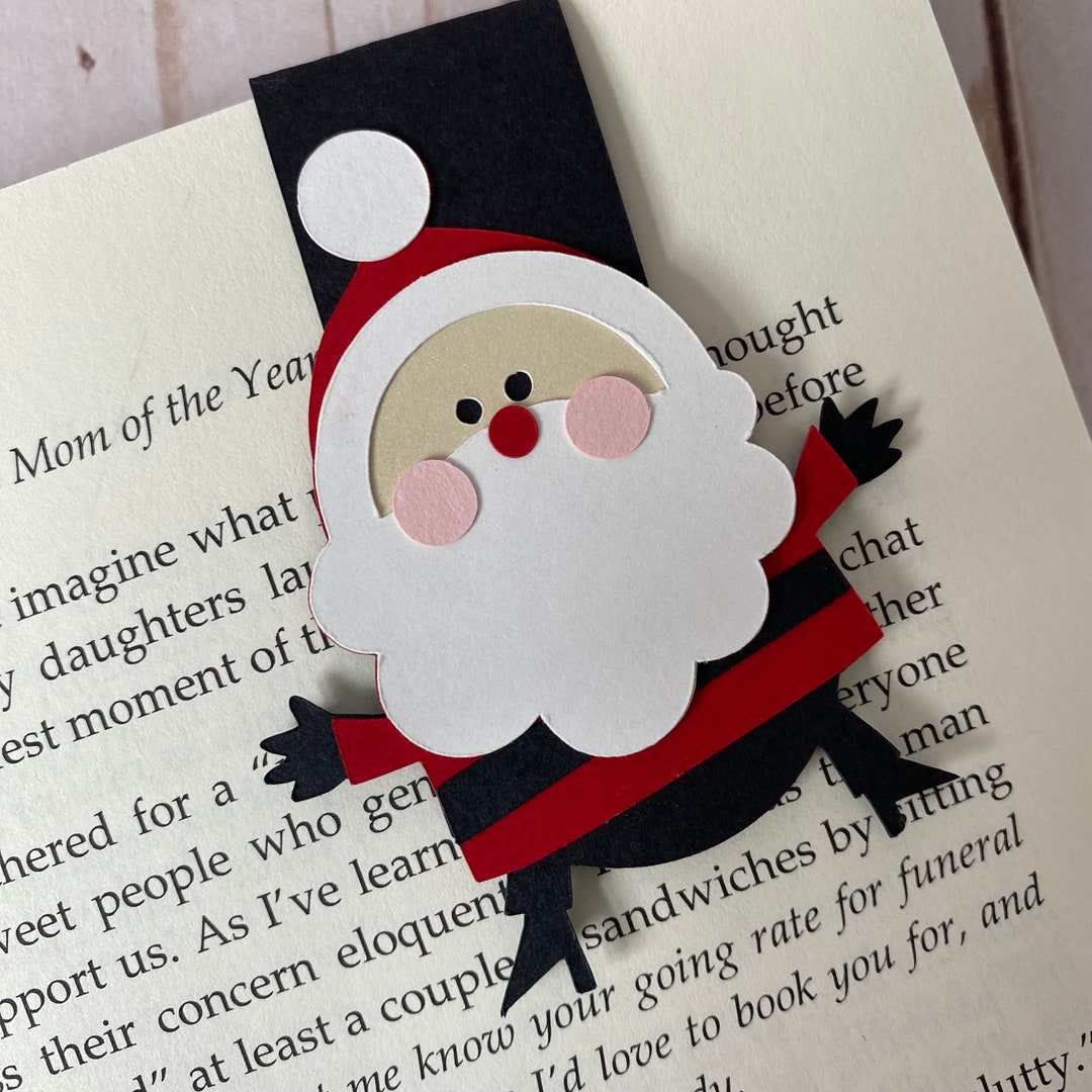 Christmas Santa Magnetic Bookmark for Planner or Book Page Markers - Etsy