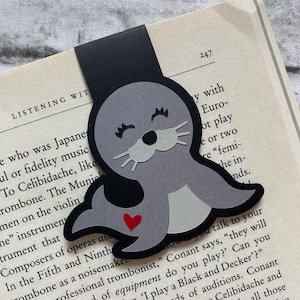 Seal Magnetic Bookmark, Ocean Underwater for Planner or Book Page ...