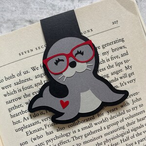 Seal Magnetic Bookmark, Ocean Underwater for Planner or Book Page ...