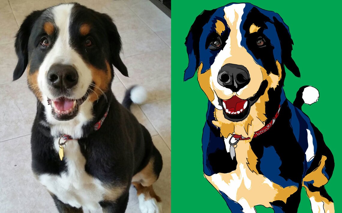 Custom Pop Art Prints of Your Pets! - Etsy