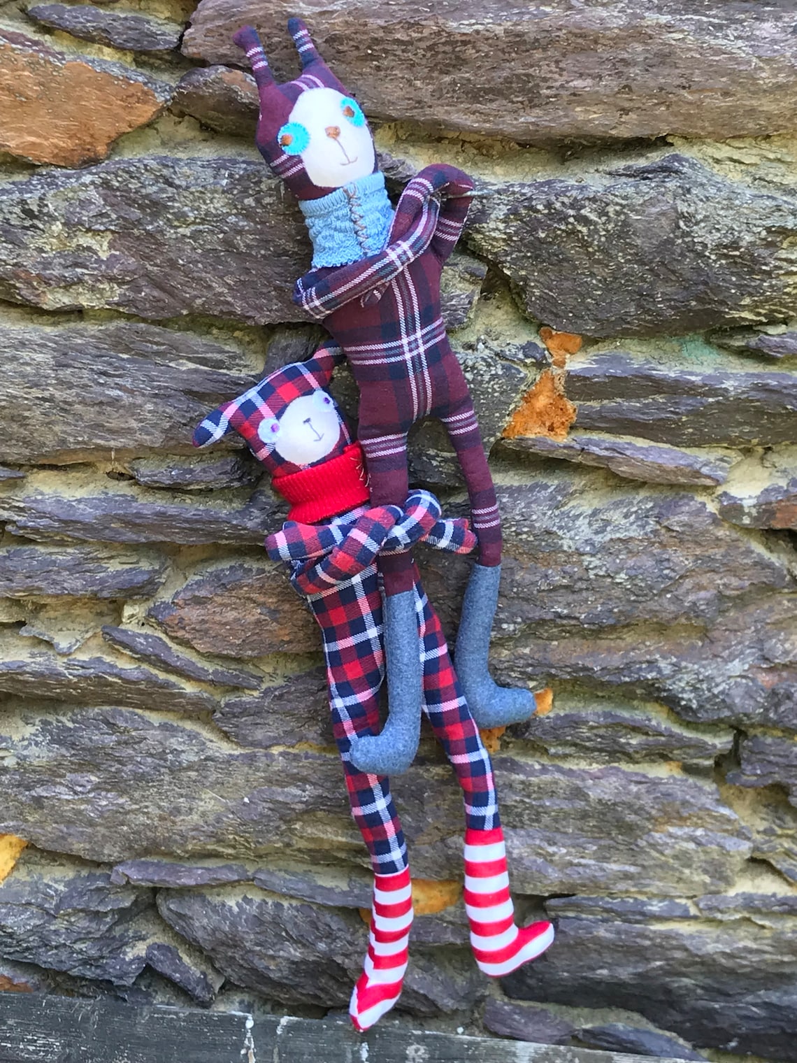 Large Cuddly Toy Made From Soft Fabric With Large Arms and Legs. A ...