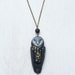 Black Owl Necklace Witch Owl Charm Owl Amulet Wicca Owl - Etsy