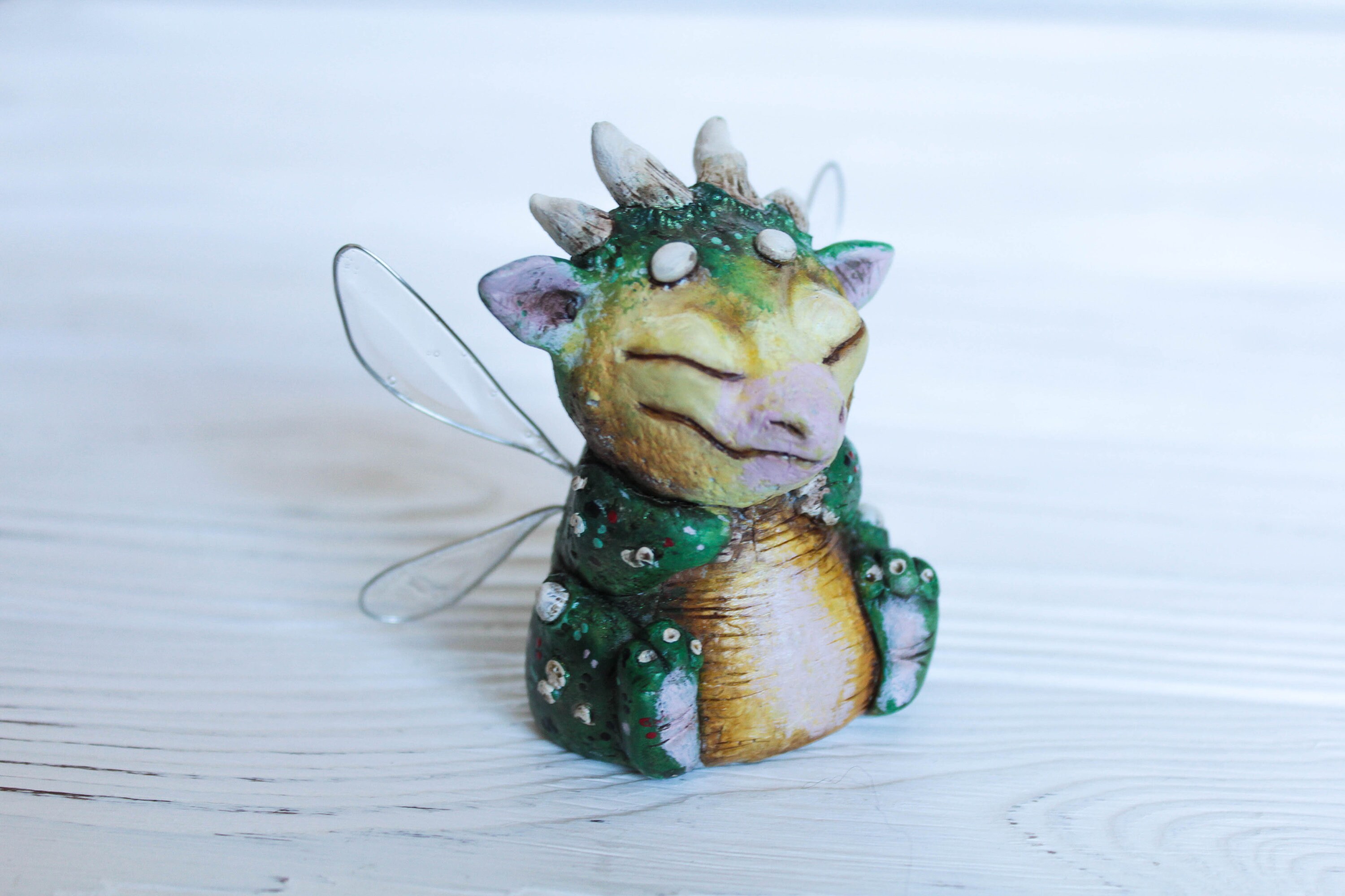 Baby Dragon Figurine Dragon Miniature Fantasy Dragon | Etsy