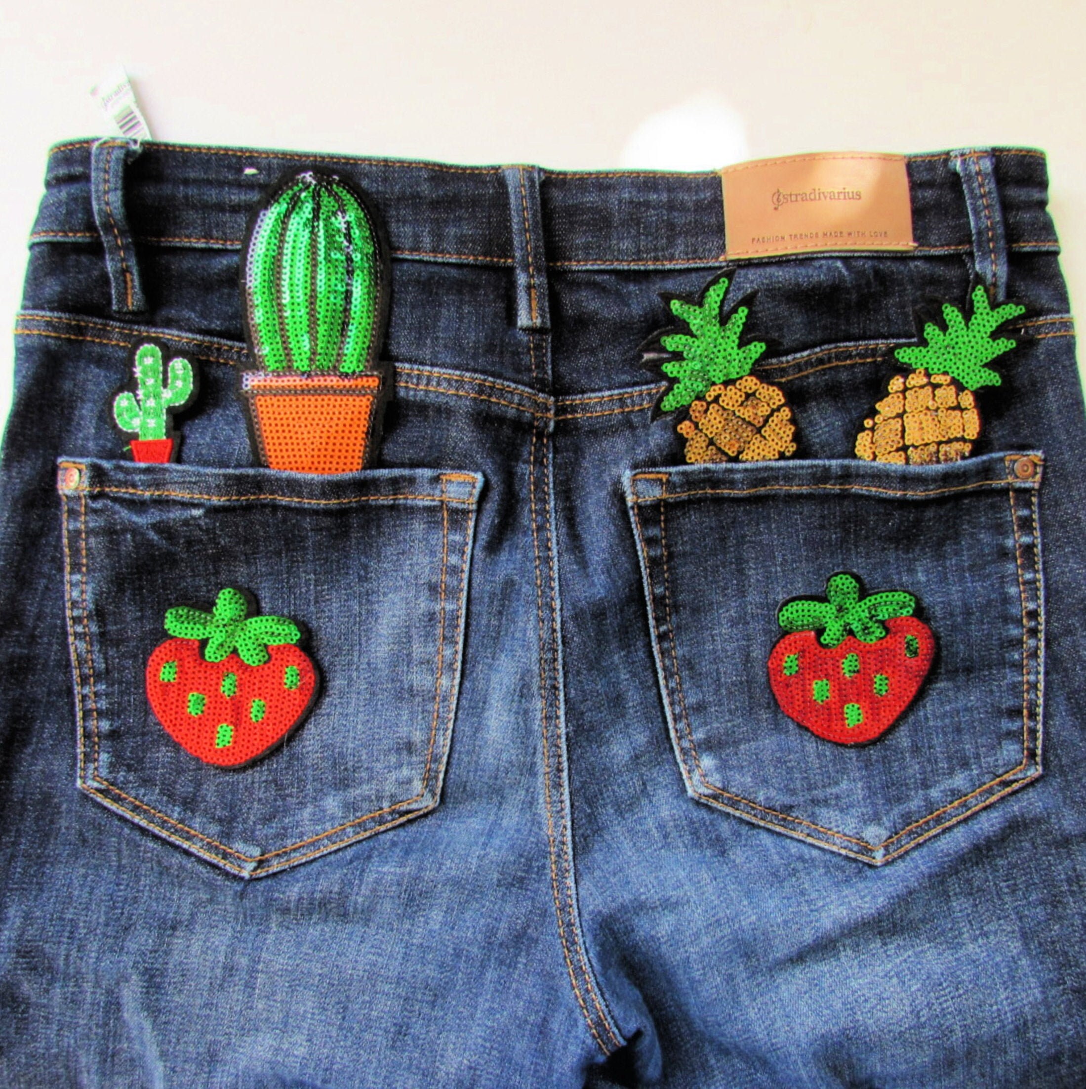 Iron-on Patches for Clothes Sequined Patch Embroidered Iron - Etsy UK