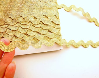 Gold Rick Rack - Etsy