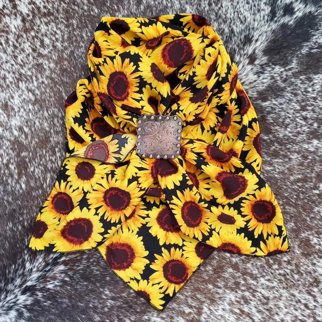 Sunflower Wild Rag - Multiple Sizes Available - Etsy