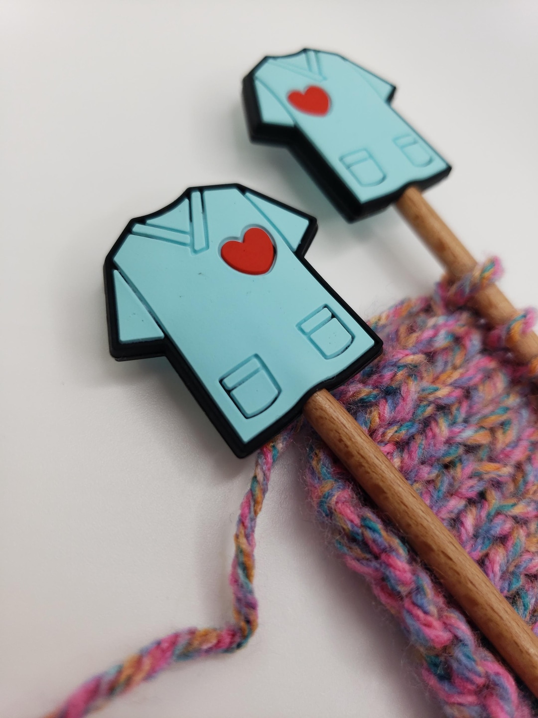 Knitting Needle Minders / Stitch Stoppers - Occupational - Etsy