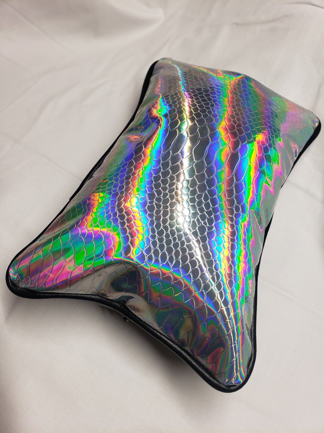 Silver Holo Viper Jewel Tattoo Pillow - Etsy