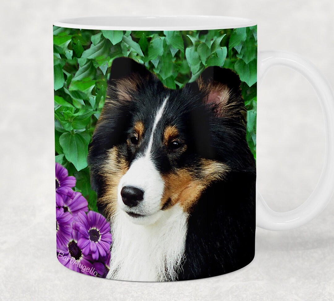 Sheltie Mug, Sheltie Gift, Tri Sheltie Coffee Mug - Etsy