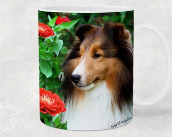 Custom Sheltie Mom Mug, Sheltie Mug, Personalized Sheltie Mug, Gift for ...