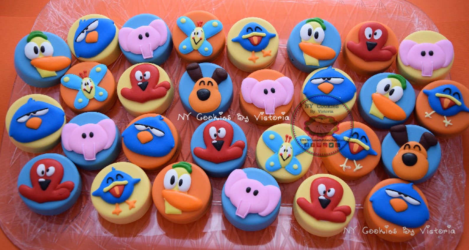 Pocoyo's Friends Candy Covered Oreo Pocoyo Friends Theme - Etsy