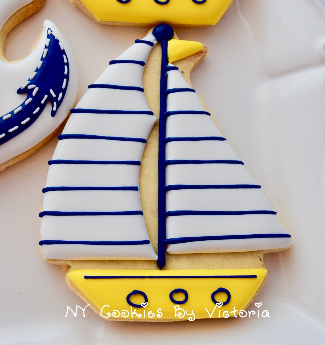 Birthday Nautical Cookies OR Candy Covered Oreo Nautical - Etsy