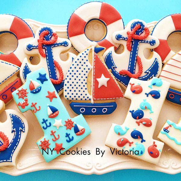 Nautical Cookies - Etsy