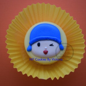 Pocoyo Candy Covered Oreos, Birthday Cookies, Pocoyo Themed Candy Table ...