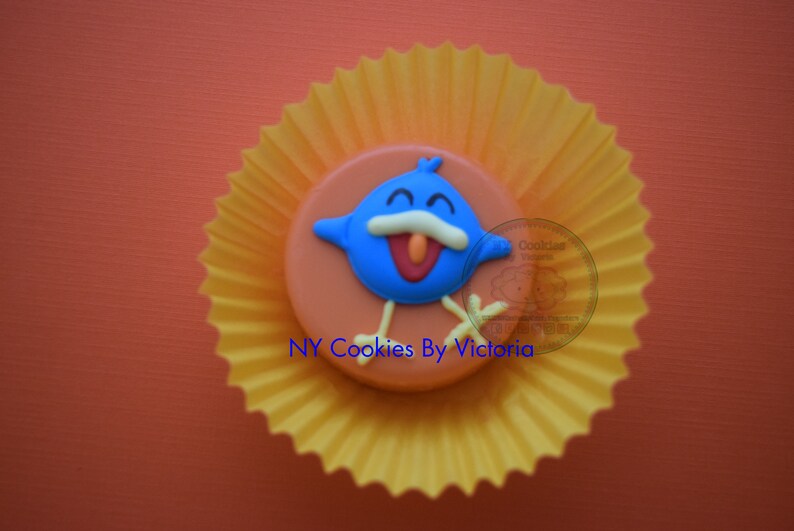 Pocoyo Candy Covered Oreos Birthday Cookies Pocoyo Themed | Etsy