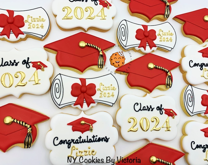 Graduation Sugar Cookies - Etsy