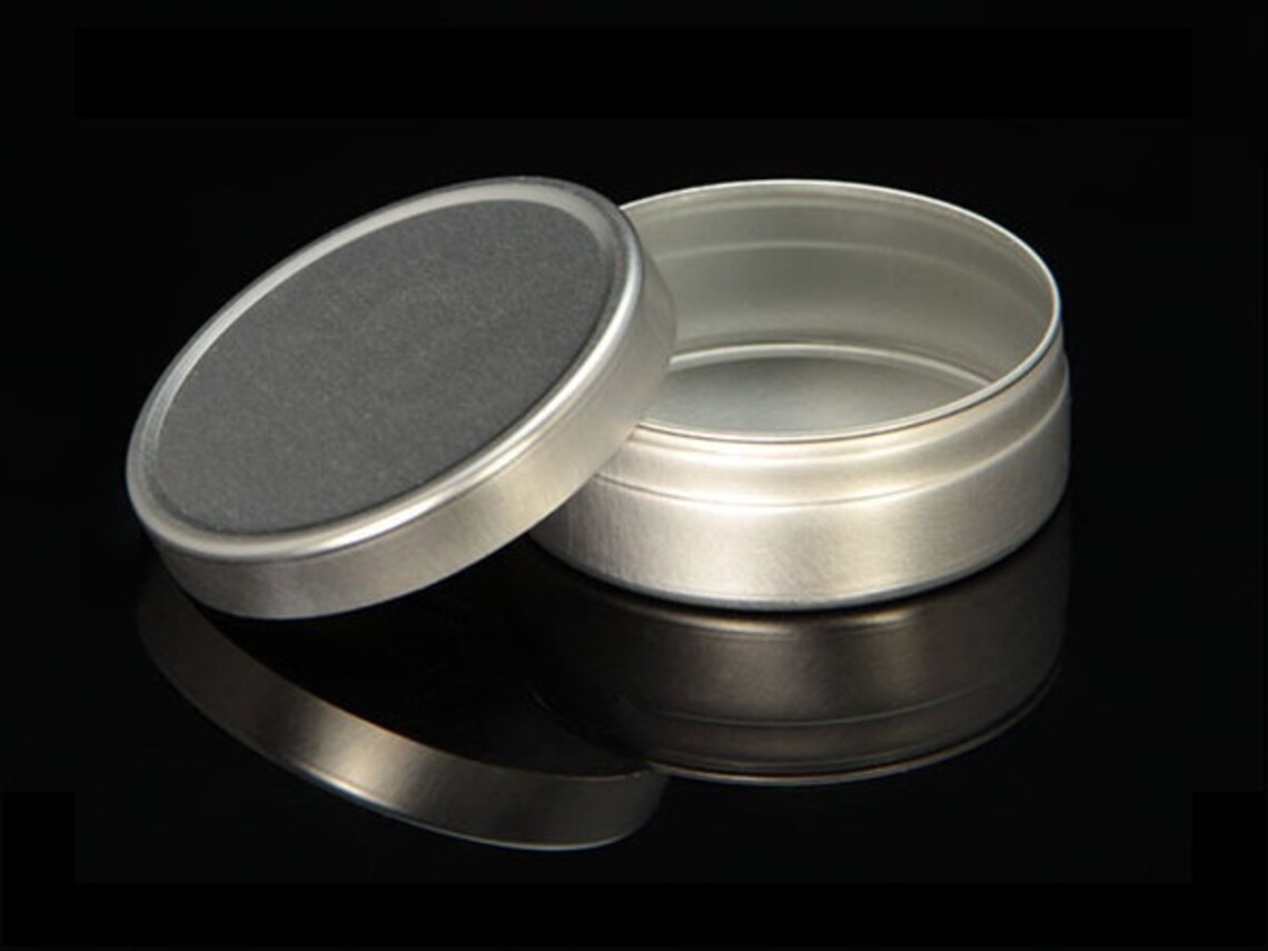 10 Ml Round Tin Lip Gloss Container, Chapstick, Lotion Sample Jar - Etsy