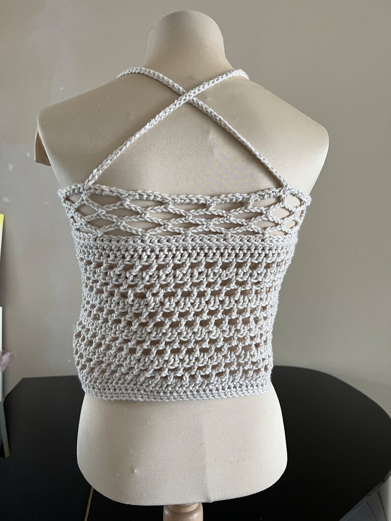 Beautiful Handmade Crochet Cream Color Top Size S M - Etsy