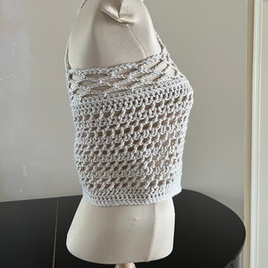 Beautiful Handmade Crochet Cream Color Top Size S M - Etsy